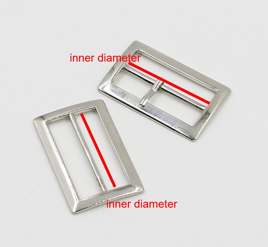 Metal Buckle in Black, Gold or Silver Tone, 5 Sizes Available, Pack of ...