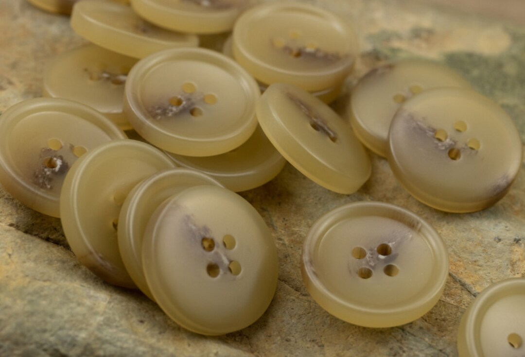 Light Brown Buttons, Plastic, 4 Holes, 15mm to 30mm, Pack of 10B922 - Etsy