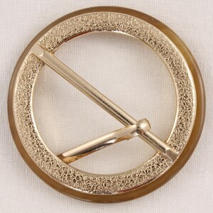 Buckles Brown Gradient Effect, Resin and Metal, 4 Colors Available, 1 ...