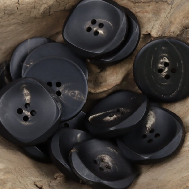 Black Coat Buttons - Etsy