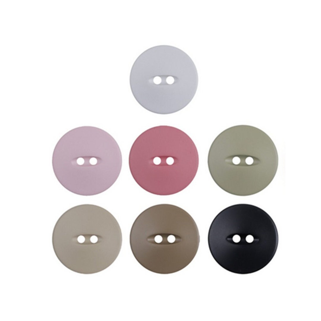 Large Coat Buttons in Pastel Pink, Light Green, Khaki, White, Black ...