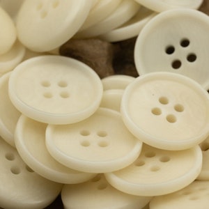 Corozo Buttons off White, 15mm, 18mm, 20mm, 23mm, Pack of 10(B714) - Etsy