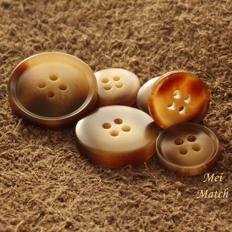 3/8 Inch Brown Buttons - Etsy UK