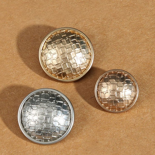 Plaid Buttons - Etsy