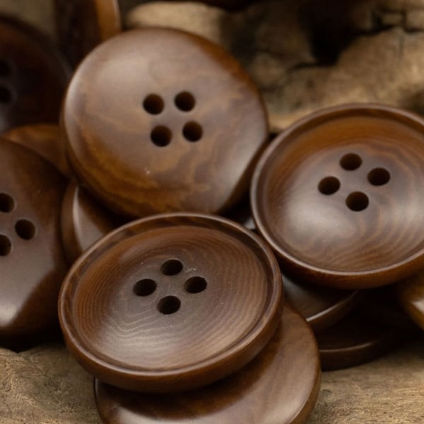 Brown Buttons - Etsy