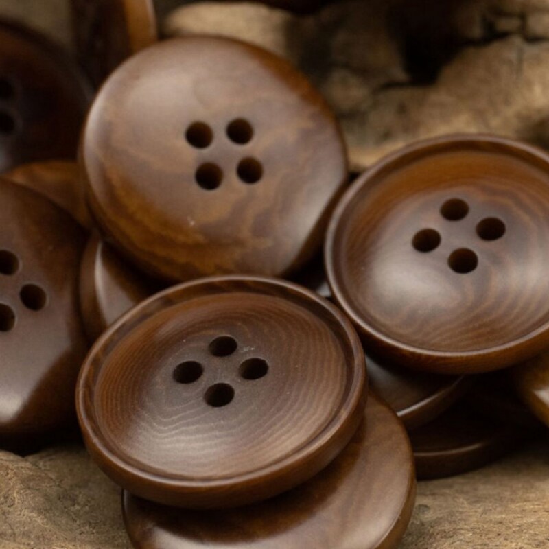 Brown Buttons - Etsy