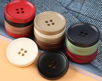 Large Red Coat Buttons - Etsy