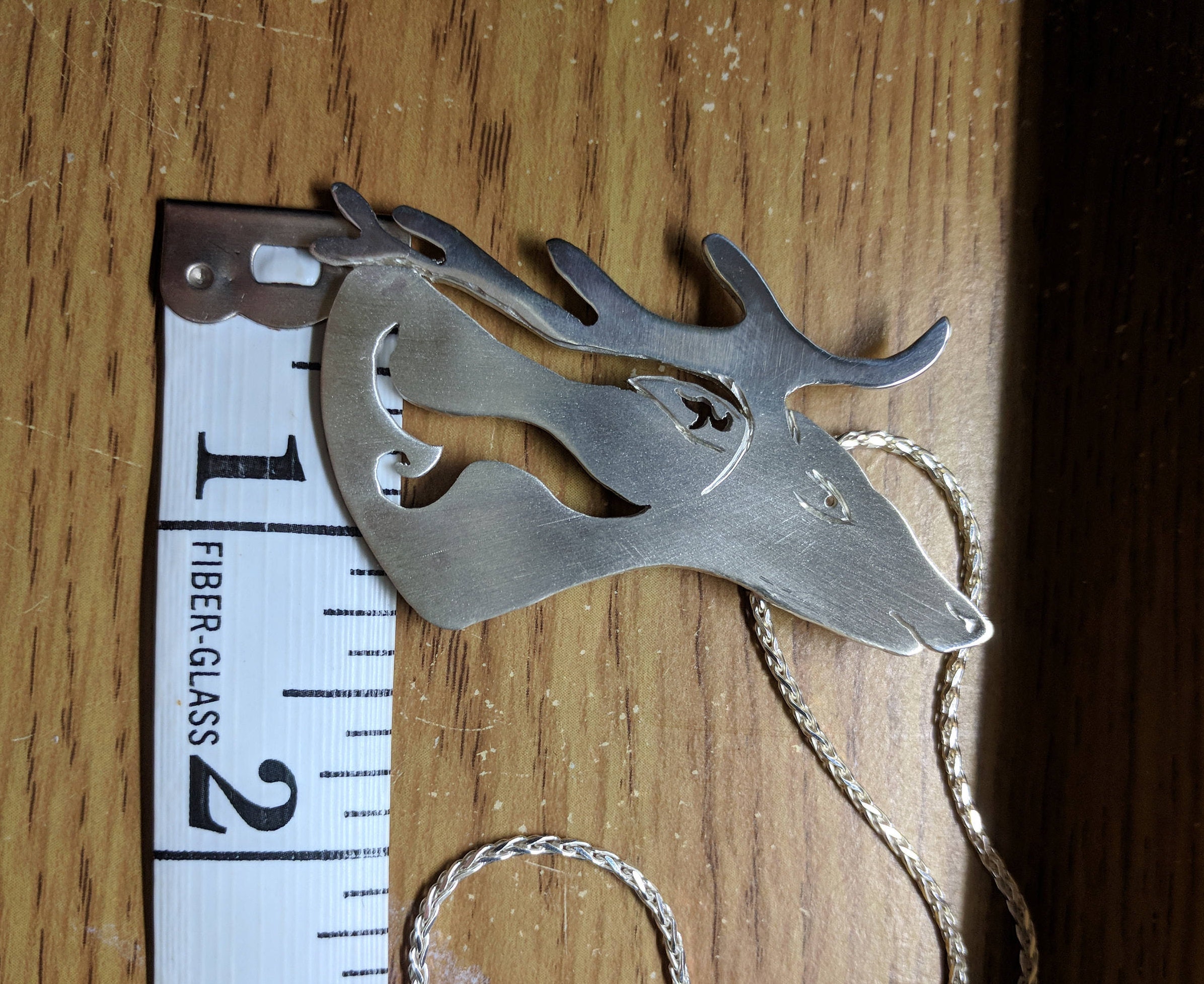 Celtic Stag Pendant, Stag Jewellery, Statement Pendant, Celtic ...