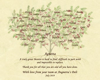 Hallelujah Tree Personalised Artworks