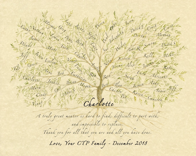 Hallelujah Tree Personalised Artworks
