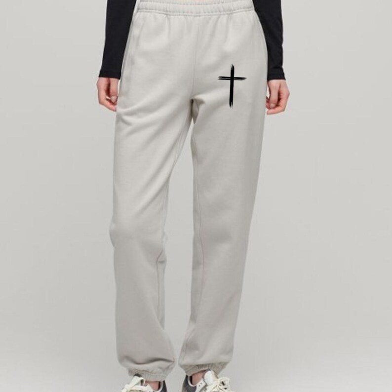 Jesus the Way the Truth the Life Sweatpant, Writing on Sleeve ...