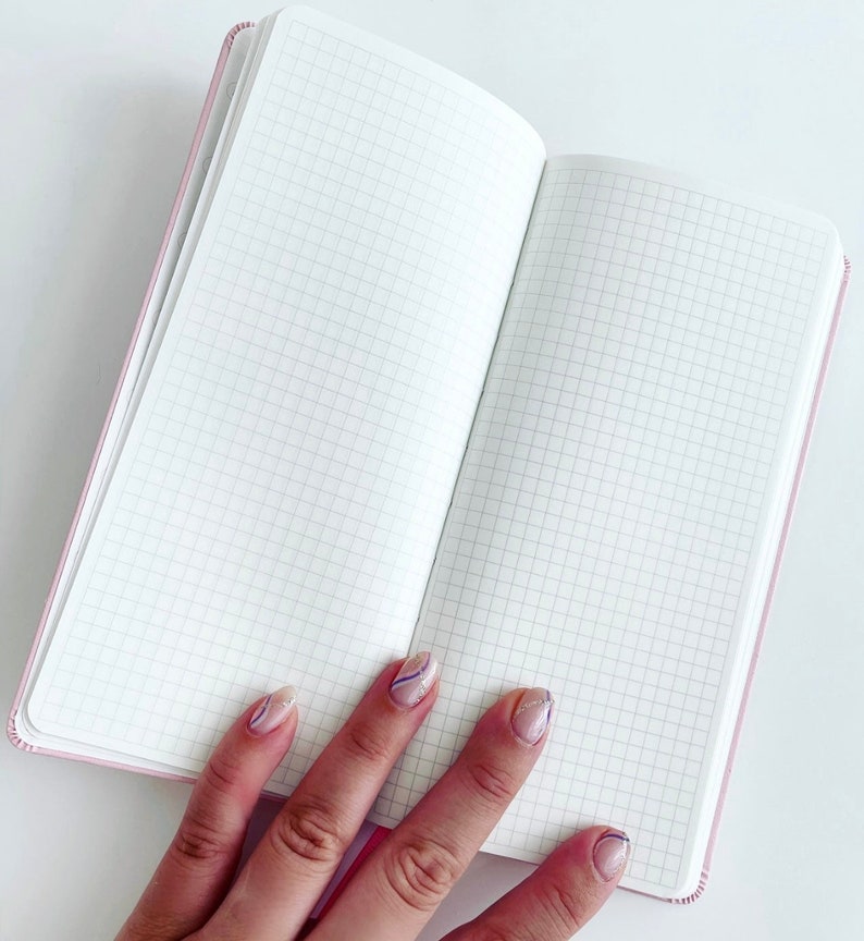 TAS Grid Notebooks White Tomoe River Paper - Etsy
