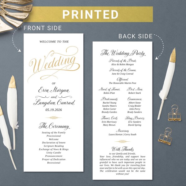 Wedding Programs - Etsy