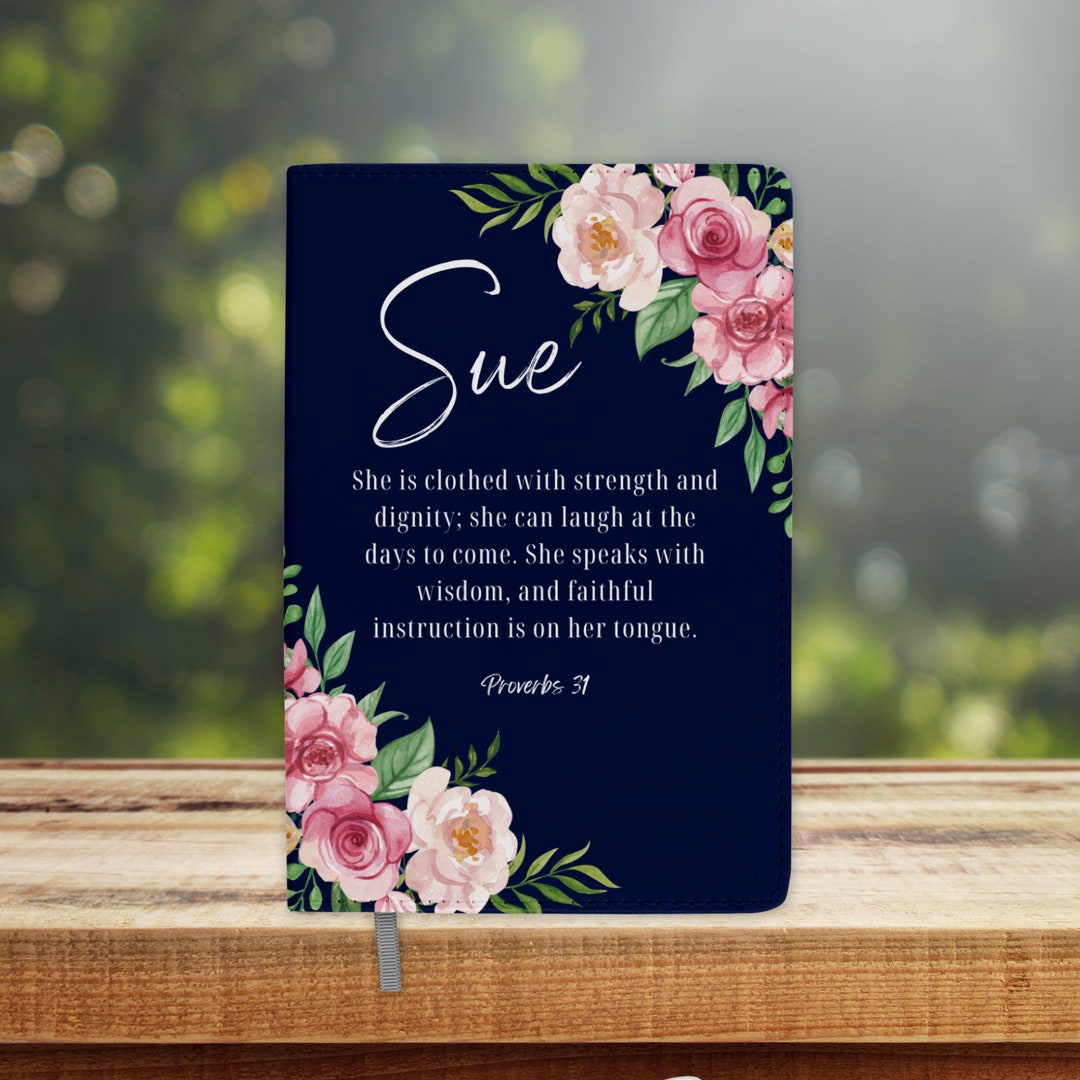 Custom Proverbs 31 Personalized Journal Christian Gifts for Women Bible ...