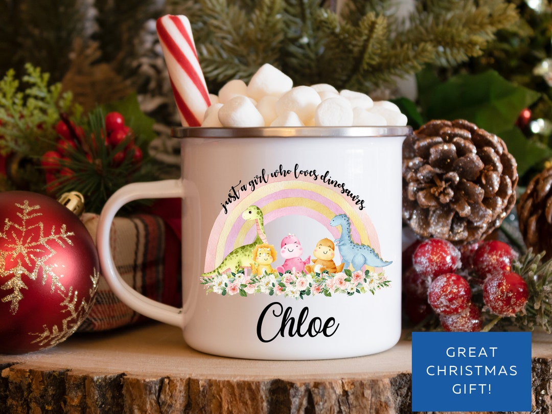 Kid Mug Personalized Enamel Mug for Kids Custom Enamel Mug - Etsy