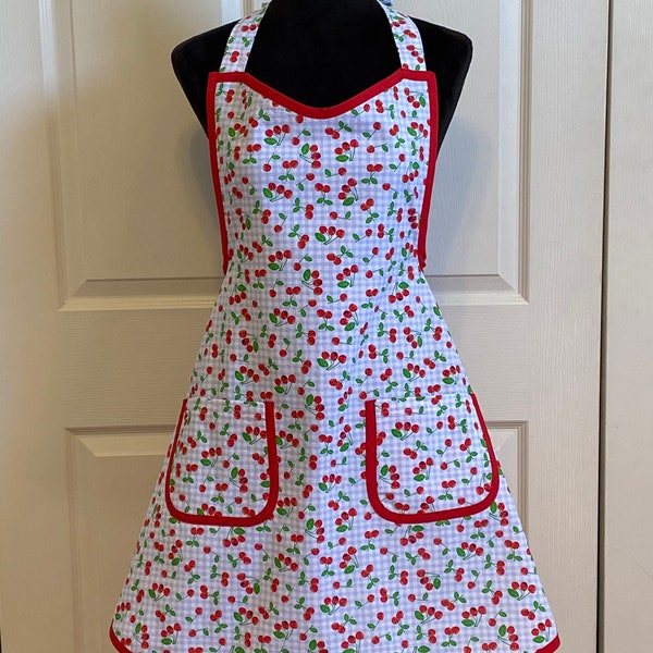 Gingham Apron - Etsy
