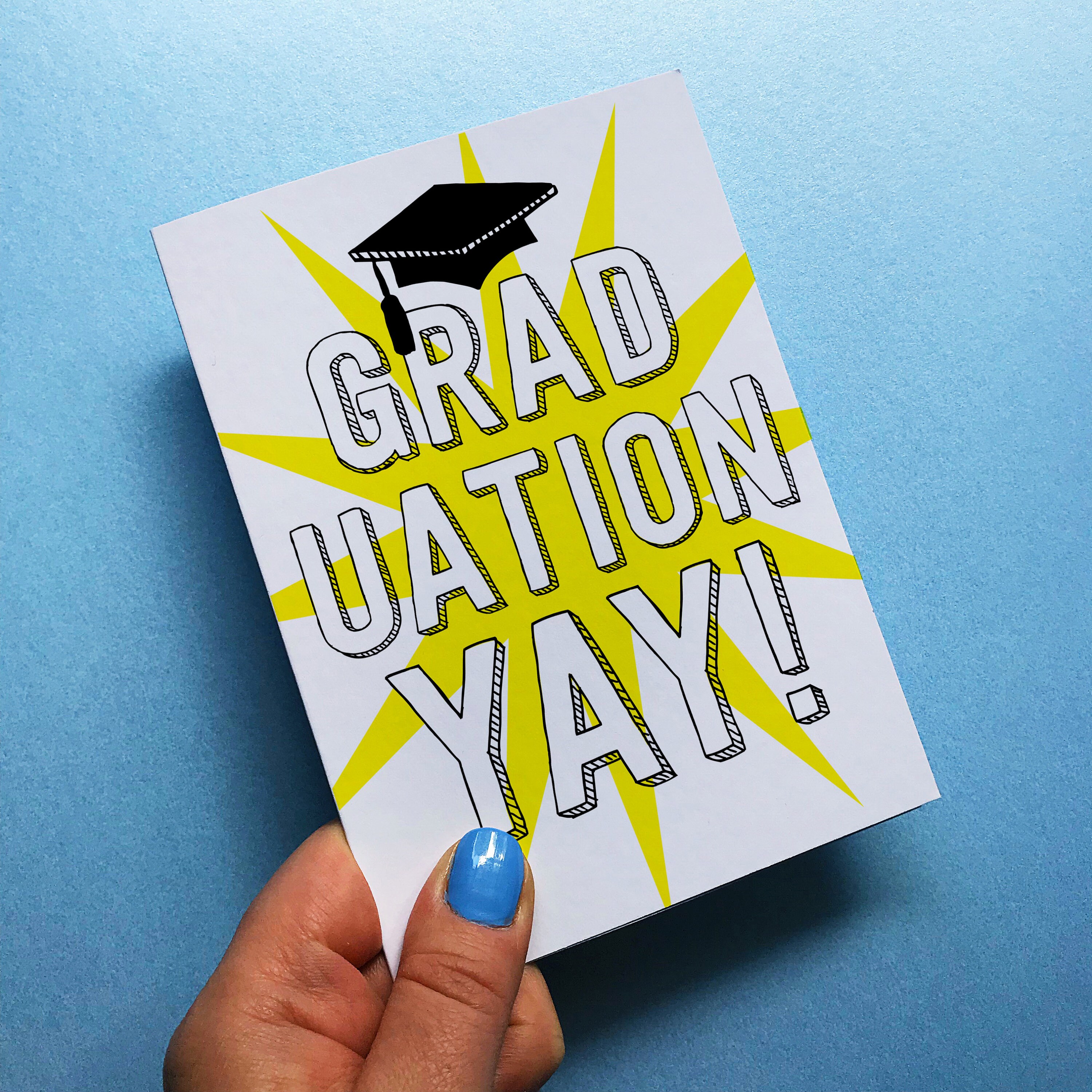 Graduation | Congratulations Card | Yay | Graduate | - Etsy UK