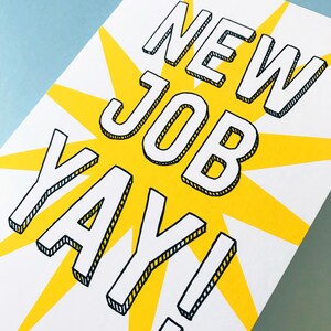 New Job Card | Congratulations Card | New Job | New Job Greetings Card ...