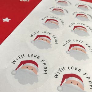 From Santa Stickers | From Father Christmas Stickers | Gift Labels ...