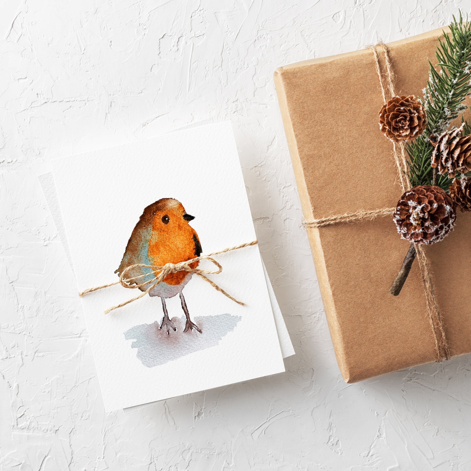 Christmas Cards | Robin Christmas Cards | Note Card | Robin Card ...
