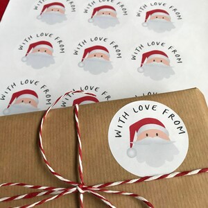 From Santa Stickers | From Father Christmas Stickers | Gift Labels ...