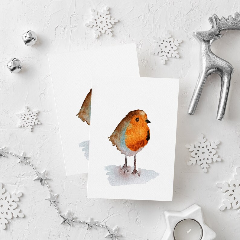Christmas Cards | Robin Christmas Cards | Note Card | Robin Card ...