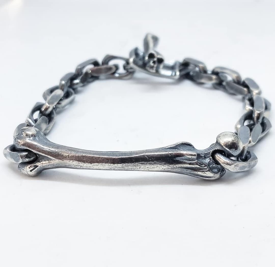 Bone I.D Skull Bracelet - Etsy