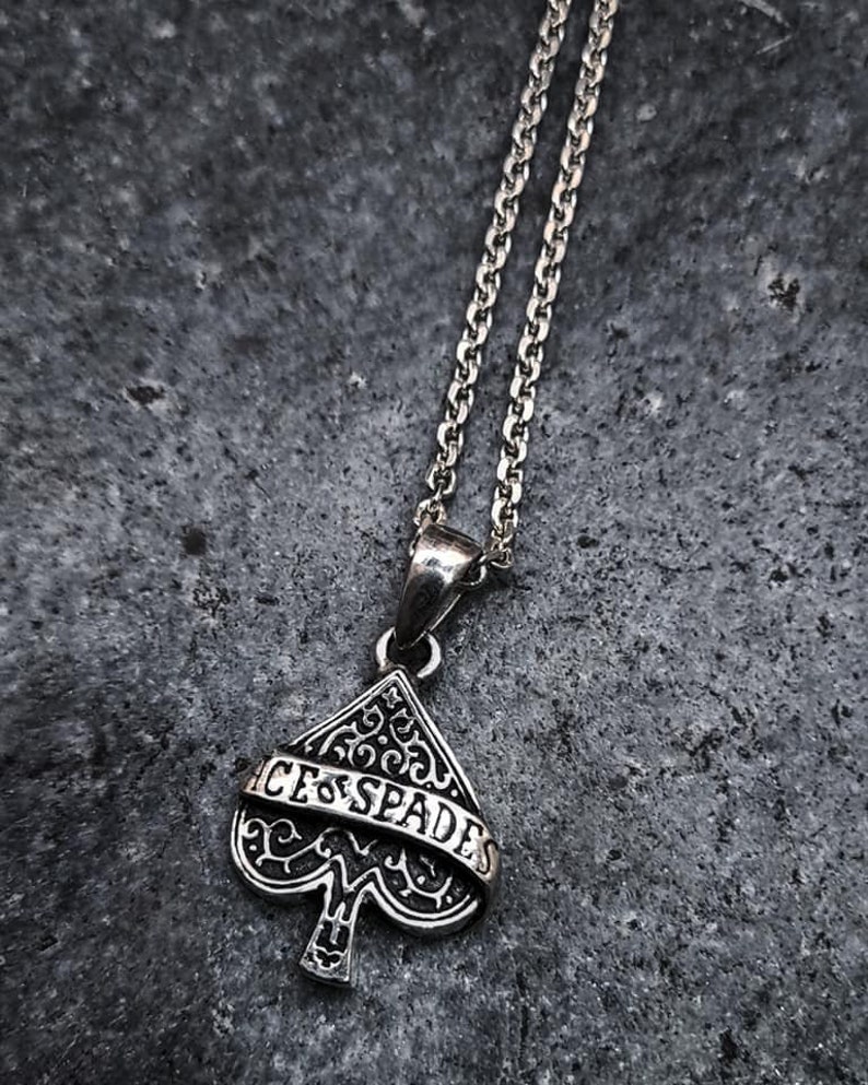 Motörhead Ace of Spades Pendant 925 Sterling Silver - Etsy