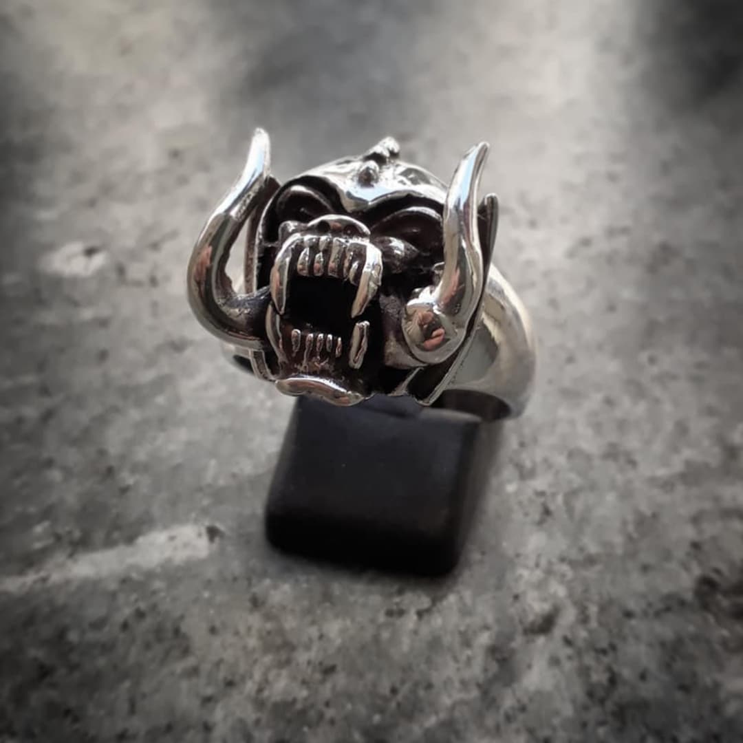 Motörhead Snaggletooth War Pig Sterling Silver 925 Ring - Etsy