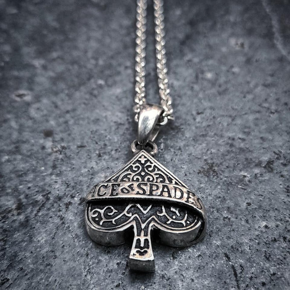 Motörhead Ace of Spades Pendant 925 Sterling Silver - Etsy