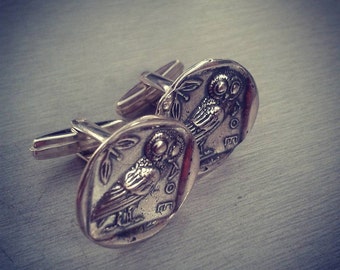 Owl Cufflinks | Etsy