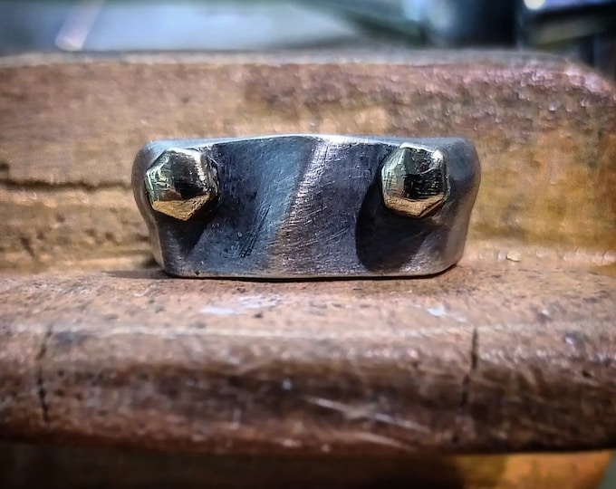 Knucklehead Engine Motorcycle Ring Sterling Silver 925 Brass Biker ...