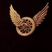 Motorcycle Winged Wheel Pin - Etsy