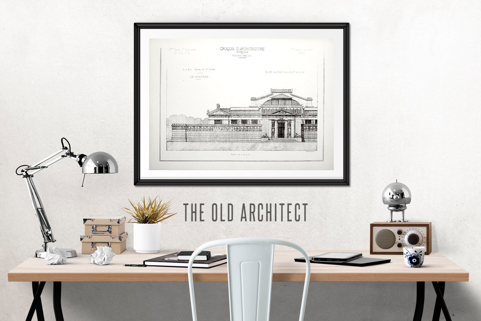 Old Building Print Architecture Poster Reproduction Prints | Etsy