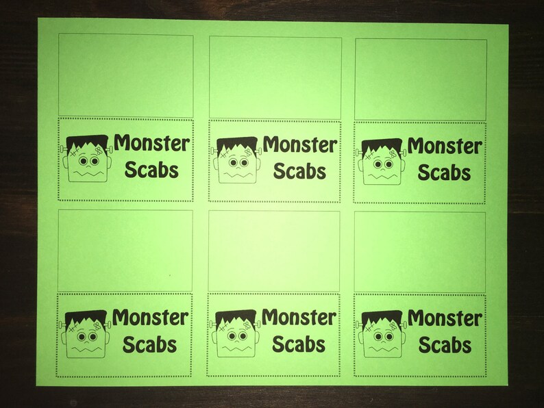 All 4 Designs - Halloween Party Favors Bag Topper Tags - Etsy