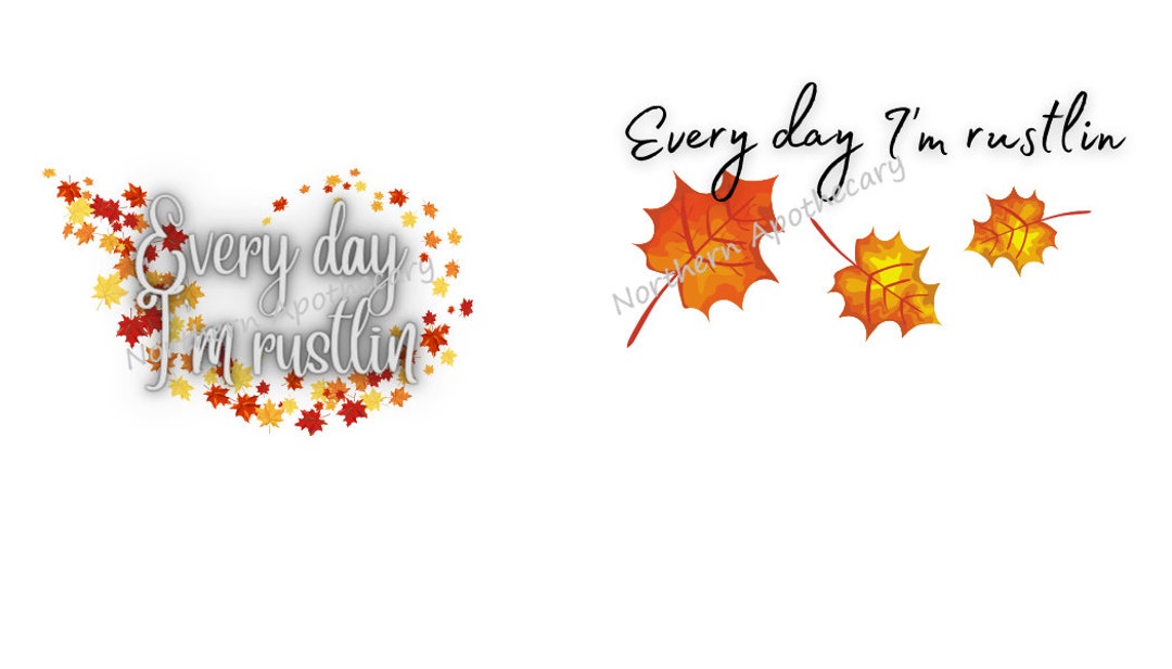 Rustling Leaves Fall Meme Funny Art SVG File for Cricut Crafts DIGITAL ...