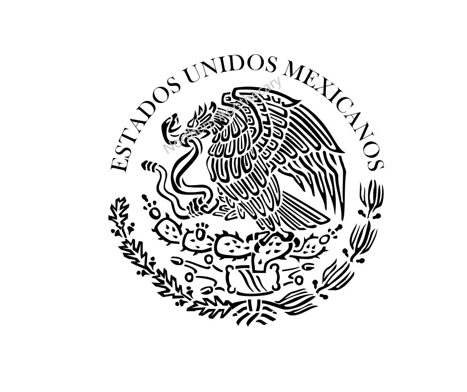 Escudo de Armas de México SVG Archivo de Imagen Cricut Descarga ...