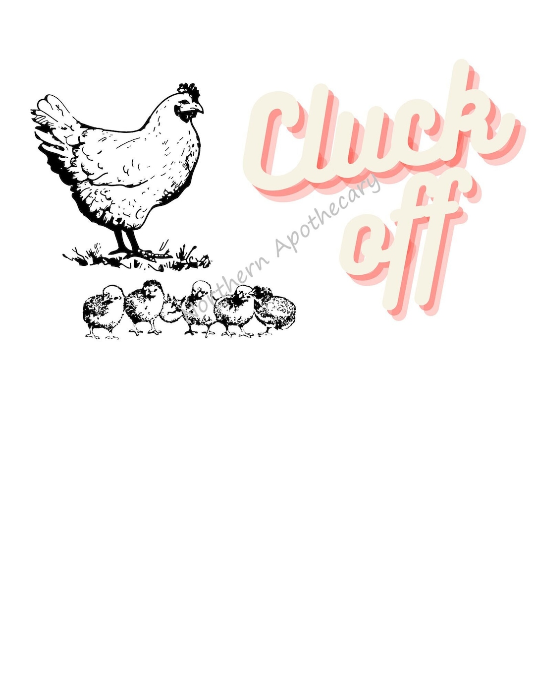 Cluck off F*ck off Chicken Meme Photo SVG Image File Cricut Instant ...