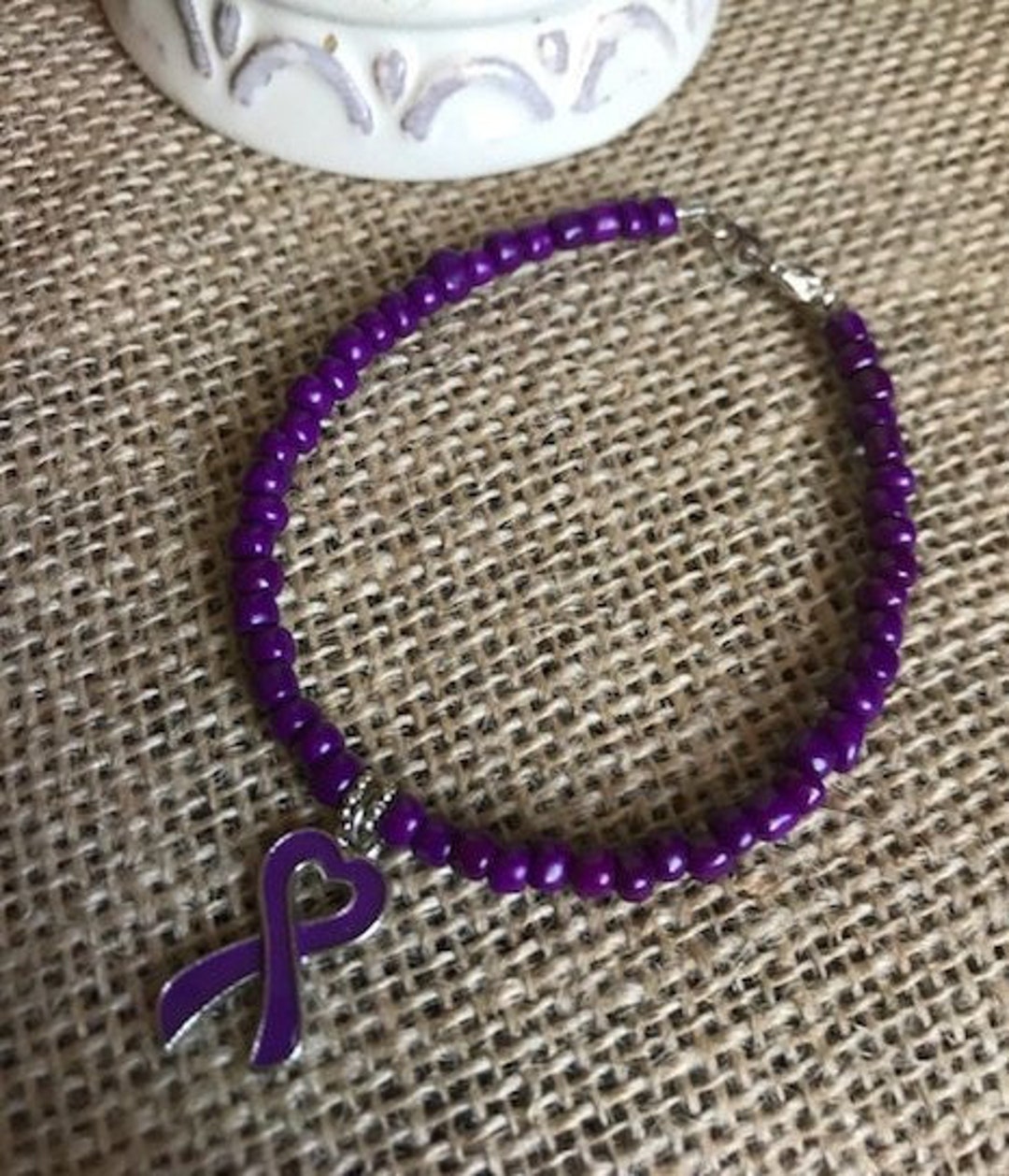 Relay for Life Bracelet - Etsy UK