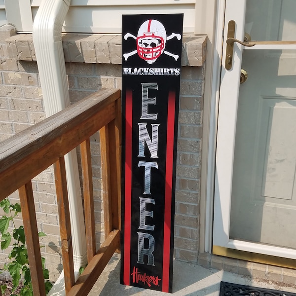 Nebraska Husker Welcome Sign - Etsy