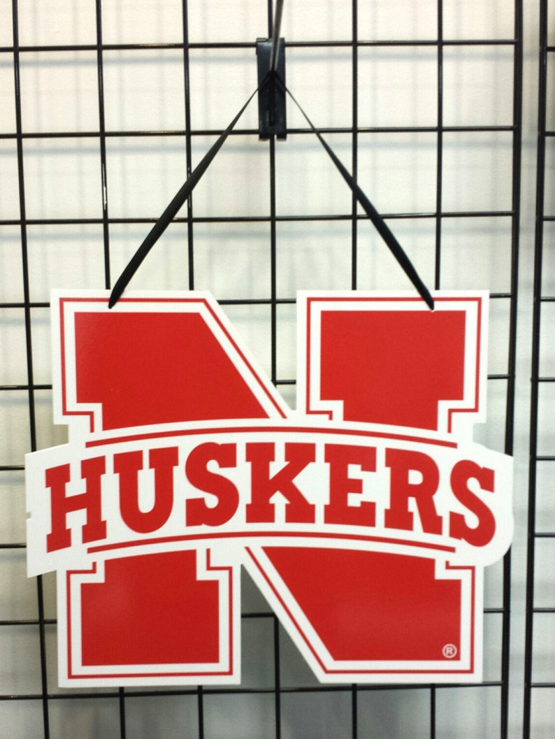 Husker Logo PVC Hanging Sign - Etsy