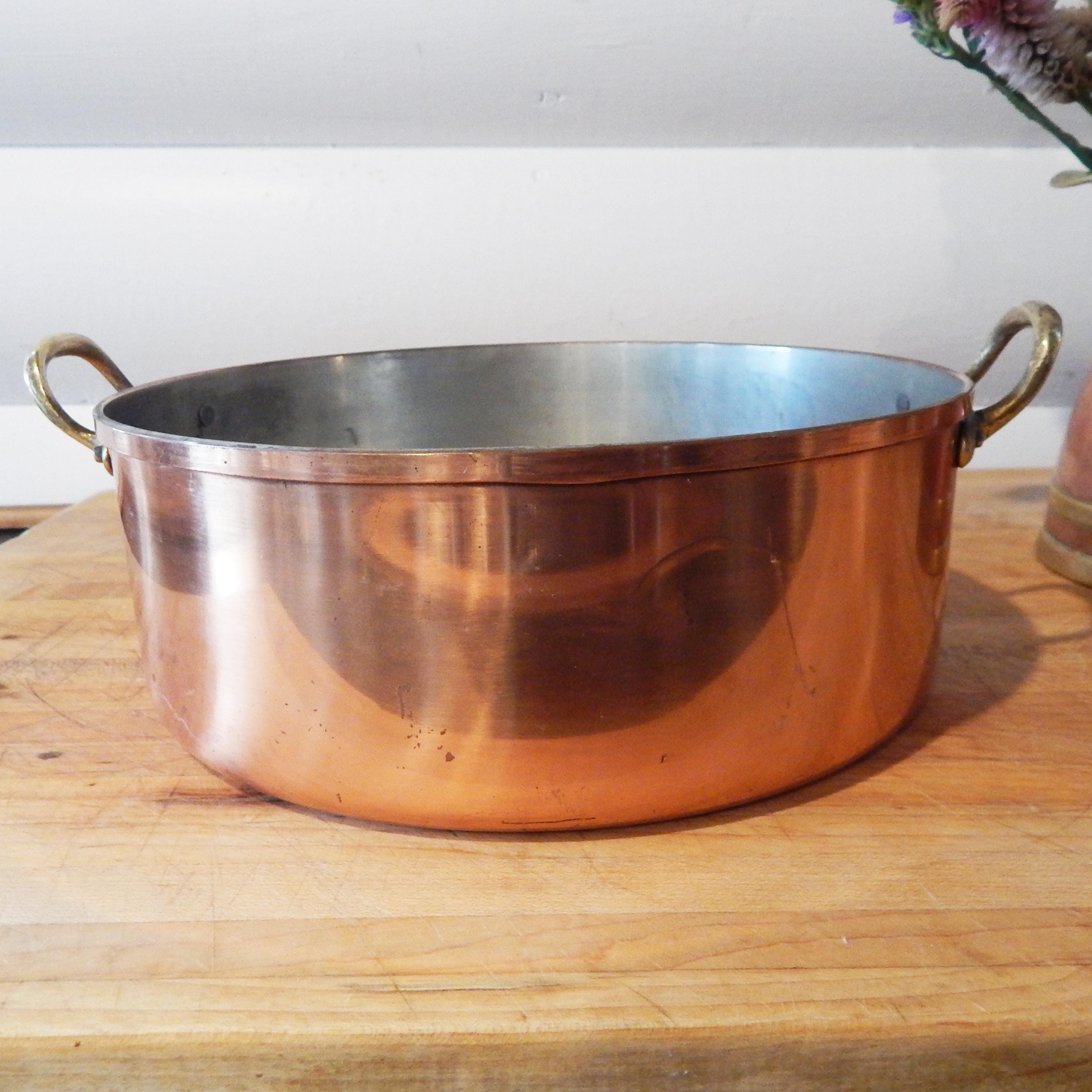 Vintage Copper Pan 2 Handle Copper Pot Tagus Made in Portugal - Etsy