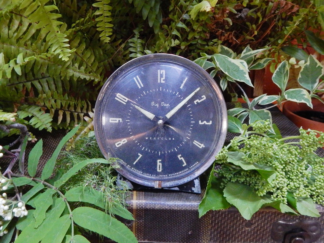 Vintage Alarm Clock - Big Ben - Mechanical Clock - Mid-century ...