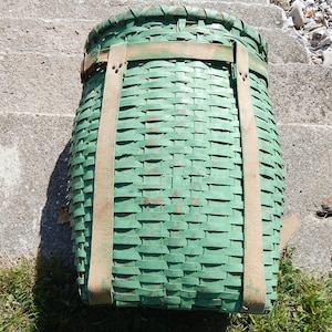 Pack Basket - Adirondack Pack Basket - Vintage Pack Basket - Antique ...