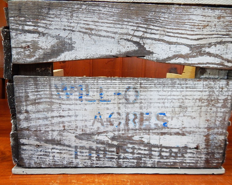 Vintage Garden Tray Gathering Tray Wood Rustic | Etsy