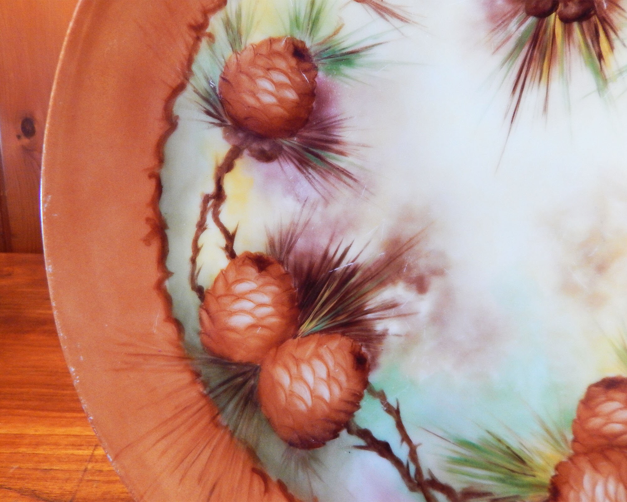 Royal Bavaria Pine Cone Plate Hand-painted Porcelain - Etsy