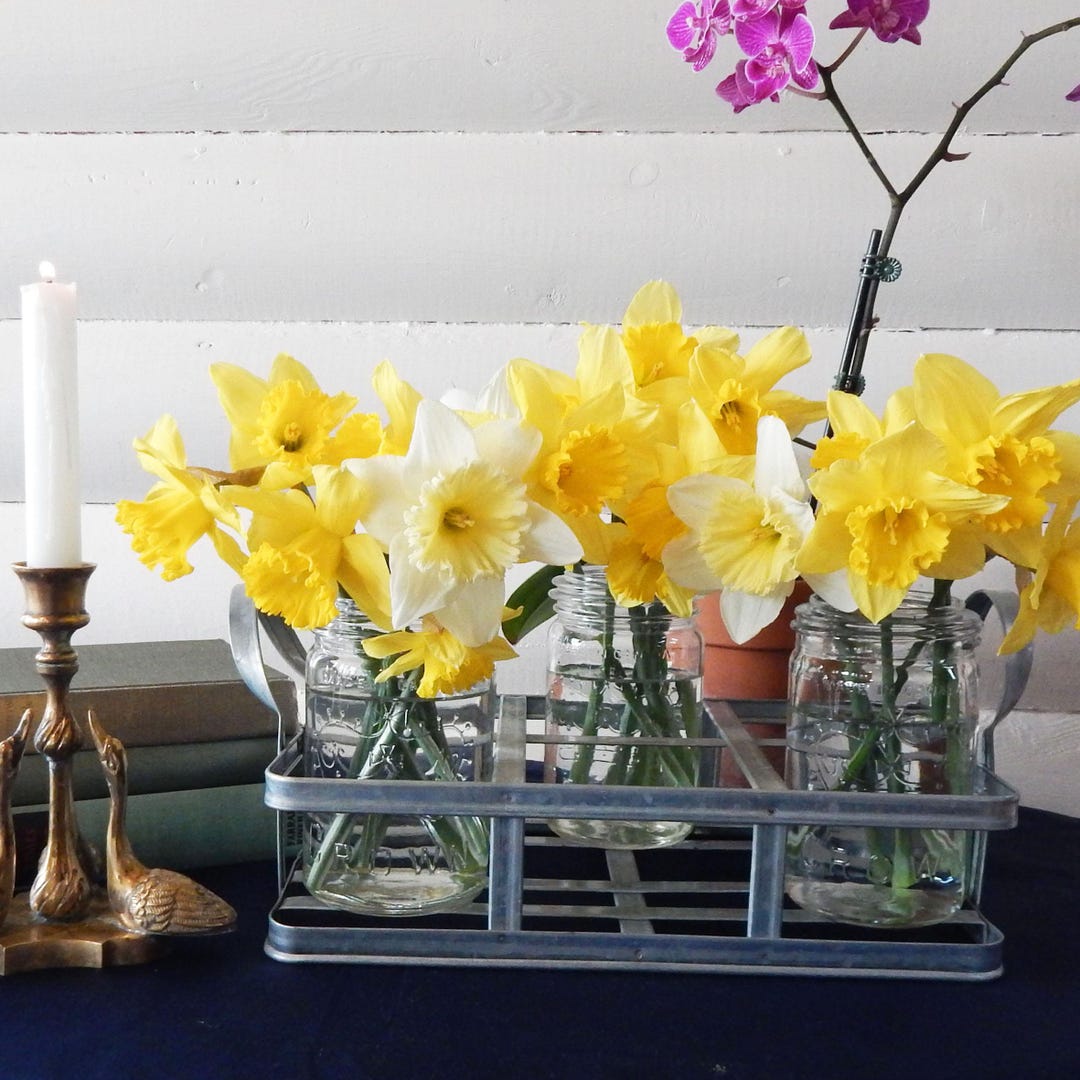 Vintage Canning Jar Caddy - Cooling Rack - Crown Jars in Tray - Crown ...