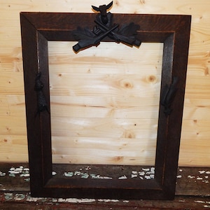 Antique Game Hunting Picture Frame Hunting Frame Hand-carved Frame Gift ...