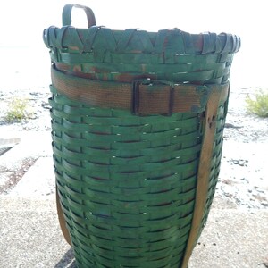 Pack Basket - Adirondack Pack Basket - Vintage Pack Basket - Antique ...