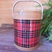 Vintage Cooler Skotch Cooler Midcentury Plaid Cooler Vintage Picnic ...